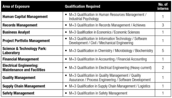 17 x East London Industrial Development Zone (ELIDZ): Internships 2021-2022