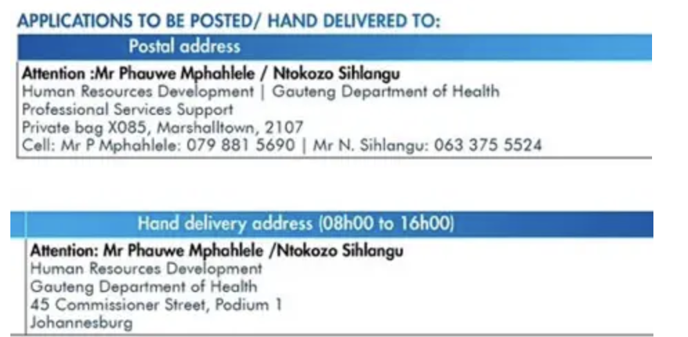 Gauteng Dept of Health: Pharmacy Internships 2024 - StudentRoom.co.za