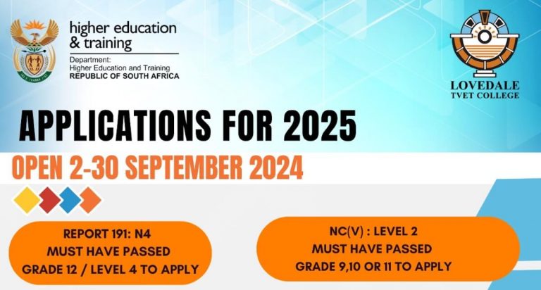 Lovedale TVET College Applications for 2025: Everything You Need to ...