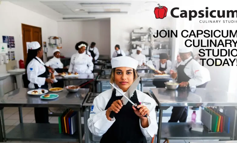 Capsicum Culinary Studio Bursaries 2025 - StudentRoom.co.za